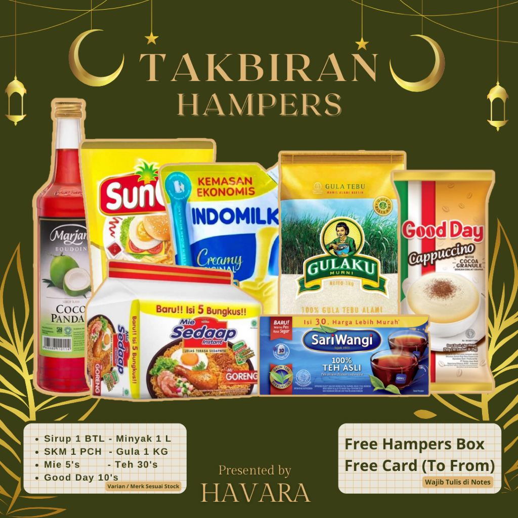 Jual [10 varian] HAVARA Hampers Lebaran Hampers Natal Premium | Free ...