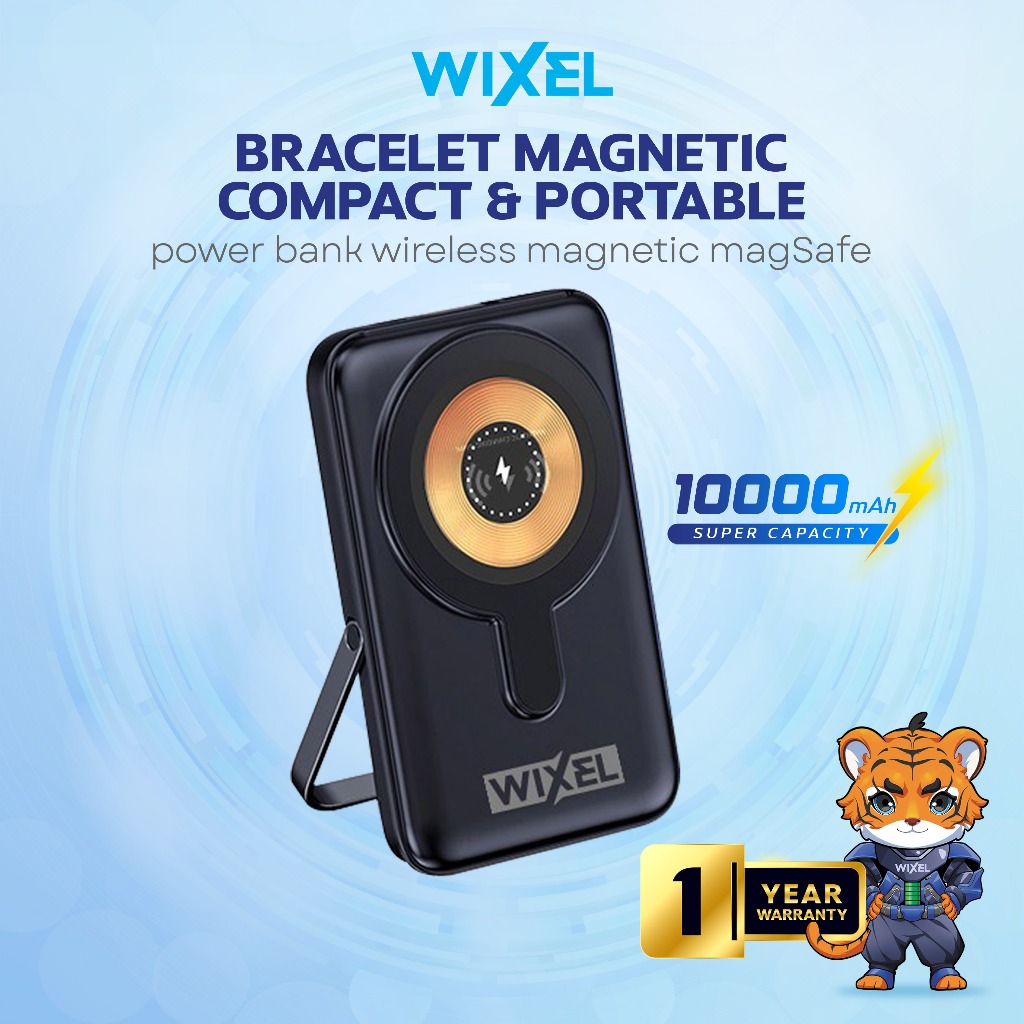 Jual WIXEL Powerbank MagFast 10000mAh 22.5W 3A Wireless MagSafe ...