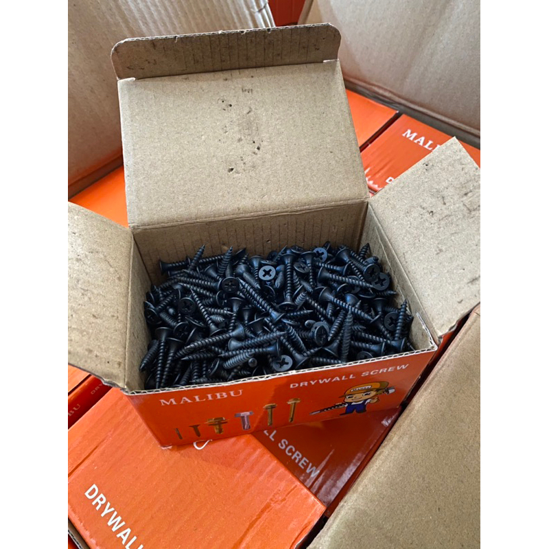 Jual Sekrup Gypsum 6 x 1 AP | Skrup Gypsum Hitam | Baut Gypsum 1cm | Shopee Indonesia