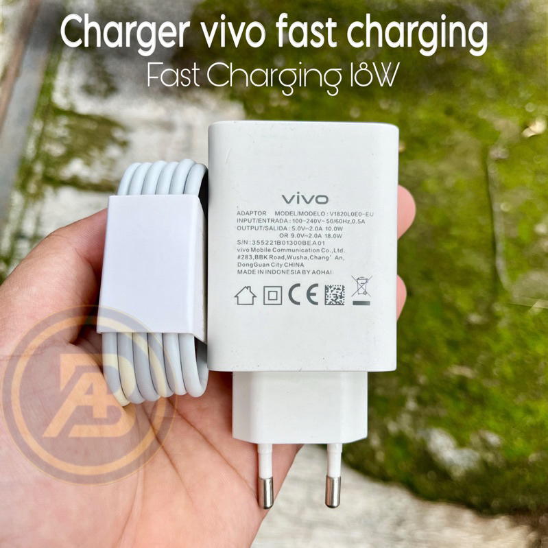 Jual Charger VIVO Fast Charging 18W Original 100% Copotan y21 y22 y23 | Shopee Indonesia