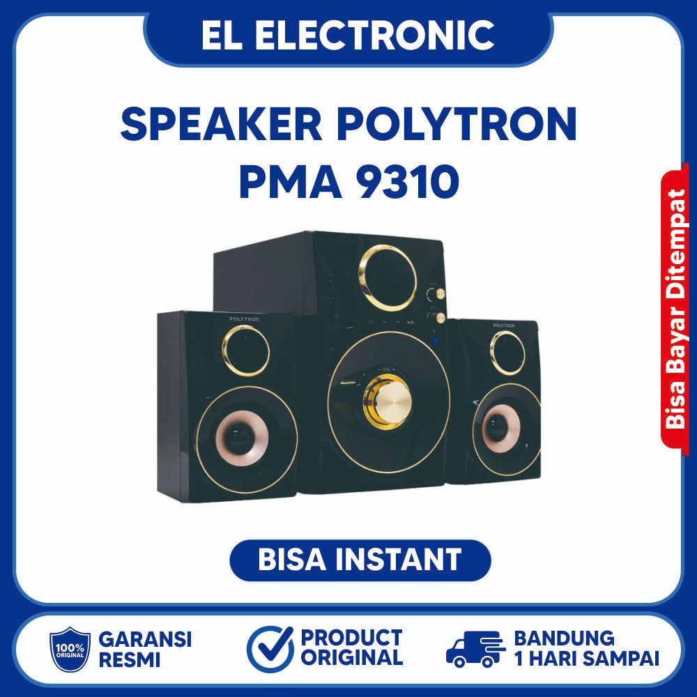 Jual POLYTRON SPEAKER AKTIF PMA 9310 Bluetooth Portable Wireless AUX ...