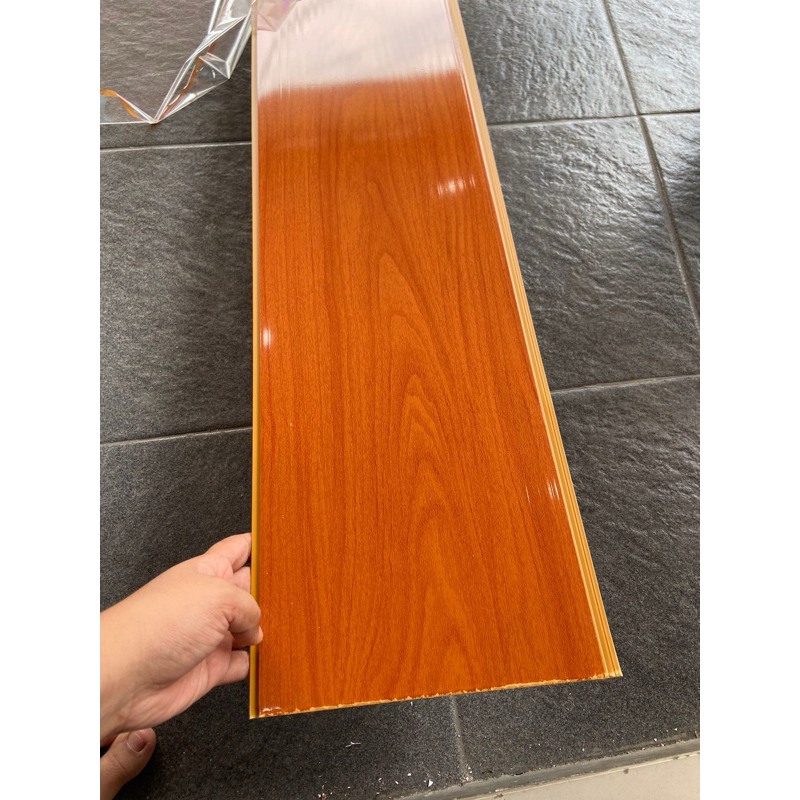 Jual Plafon PVC Glossy Coklat Motif Serat Kayu SF248 (PERLEMBAR ...