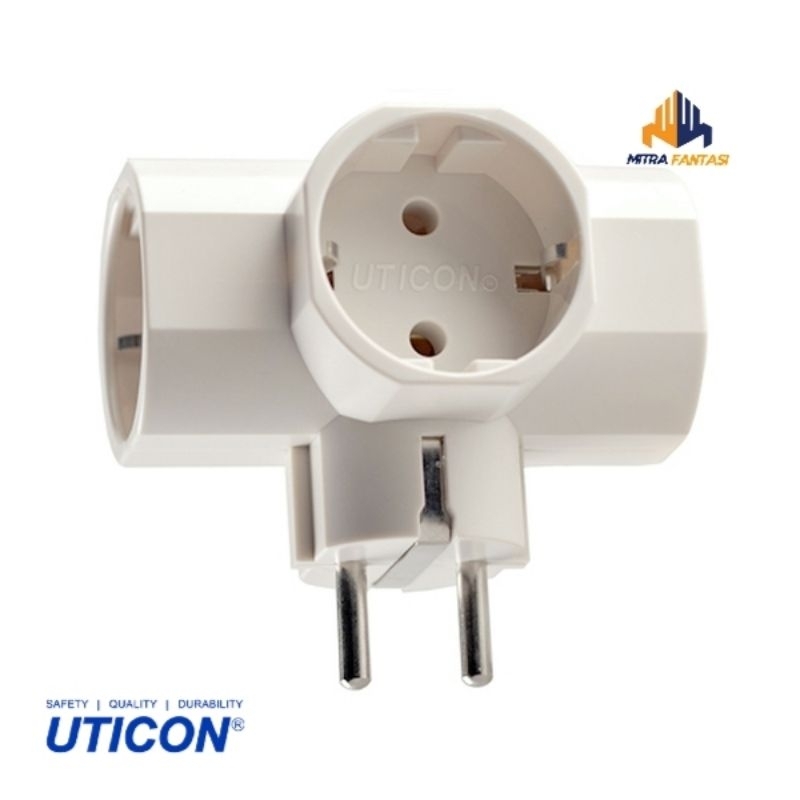 Jual Steker T Arde UTICON SC38 3Lubang Terminal Colokan Listrik 3L ...