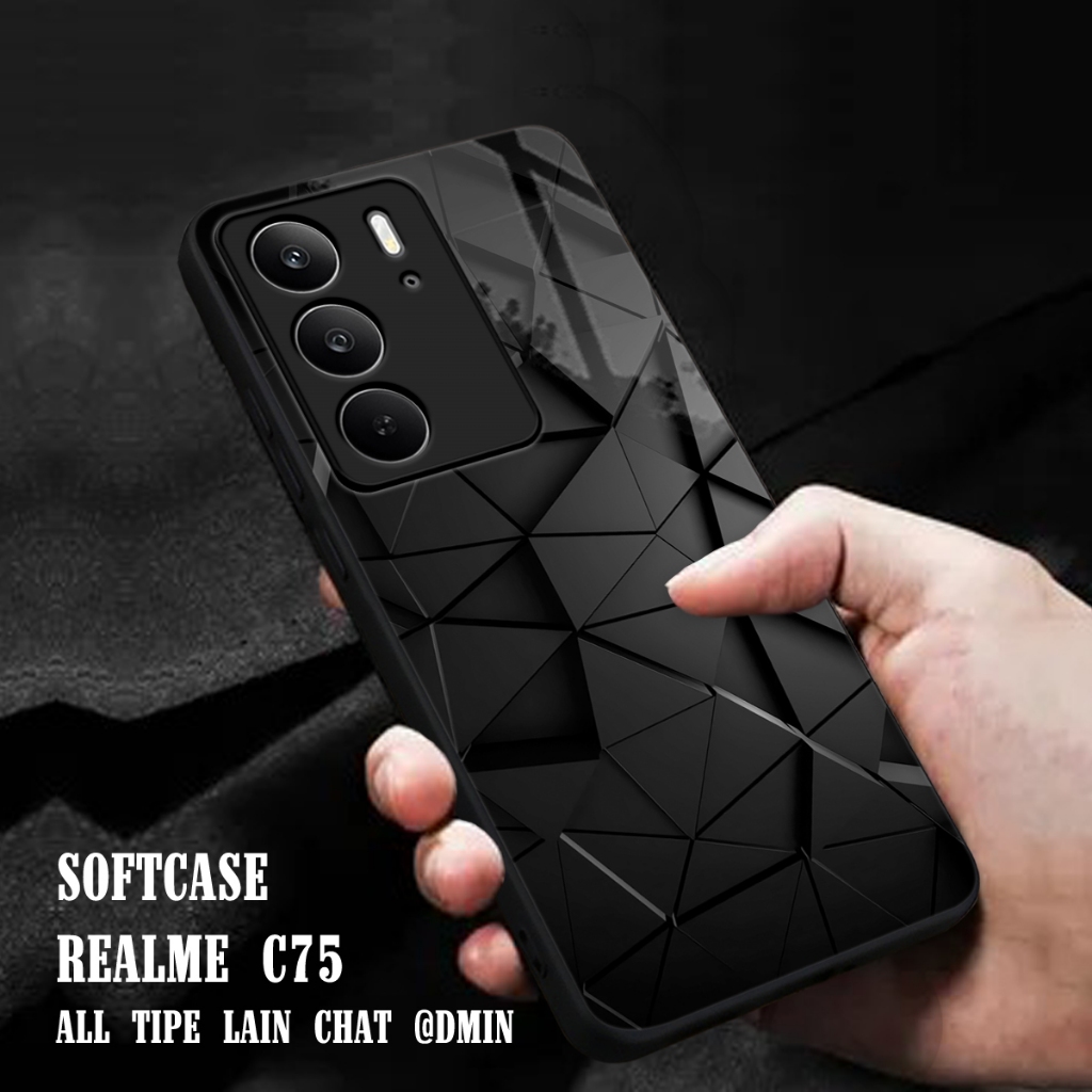 Jual MC738- Softcase Glass Kaca Realme C75 - Reame C75 2024 - Casing HP ...