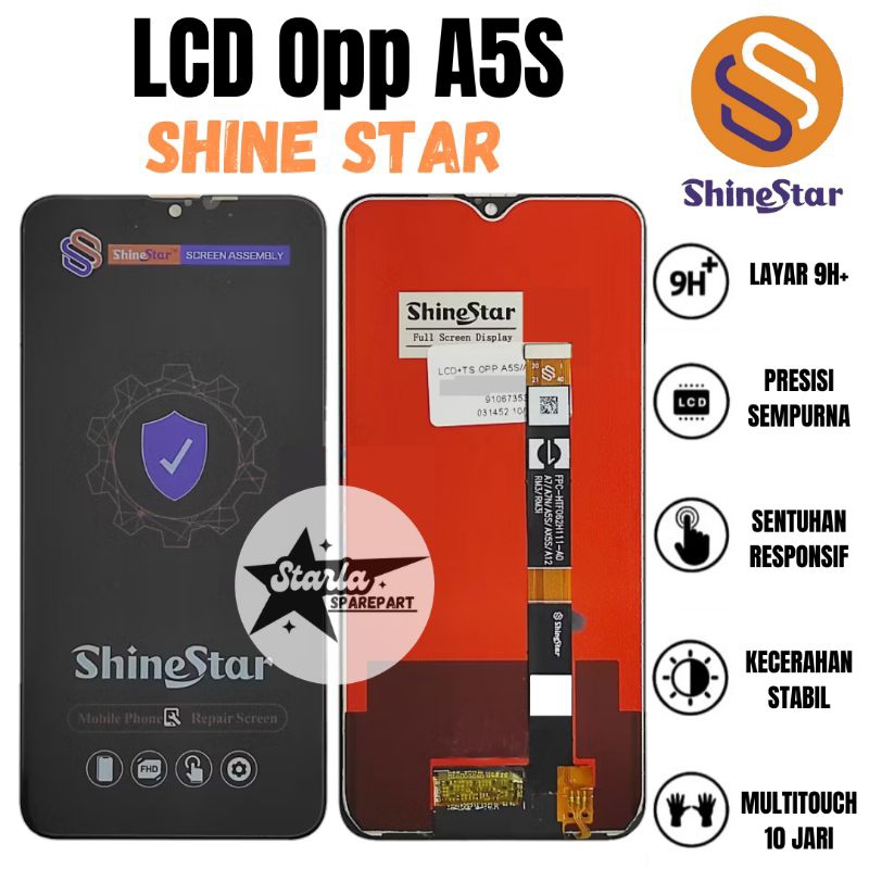 Jual LCD TOUCHSCREEN OPPO A5S Original SHINE STAR GRATIS LEM+OBENG ...