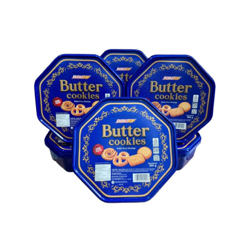Jual Biskitop Buttercokies Segi Karton 6 kaleng x 290 g Jar Timba Snack ...