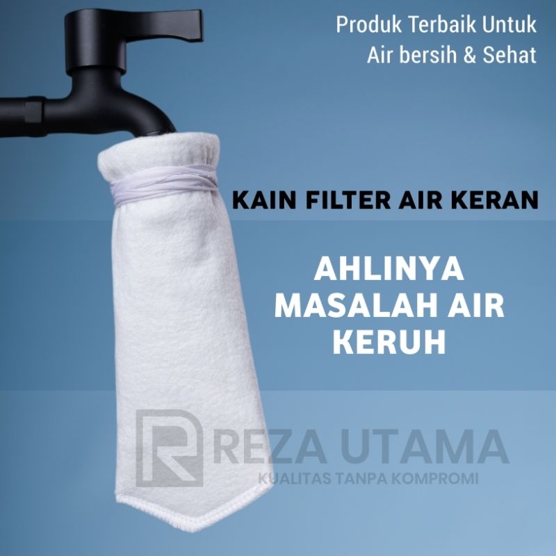Jual kain filter air keran penjernih 1 micron TEBAL & RAPAT AIR PASTI ...