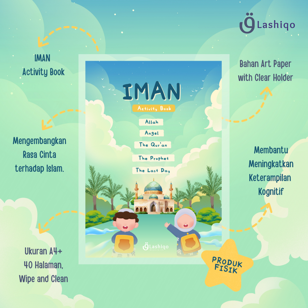 Jual Lashiqo - Pre-Order IMAN Activity Book - Buku Aktivitas tentang ...
