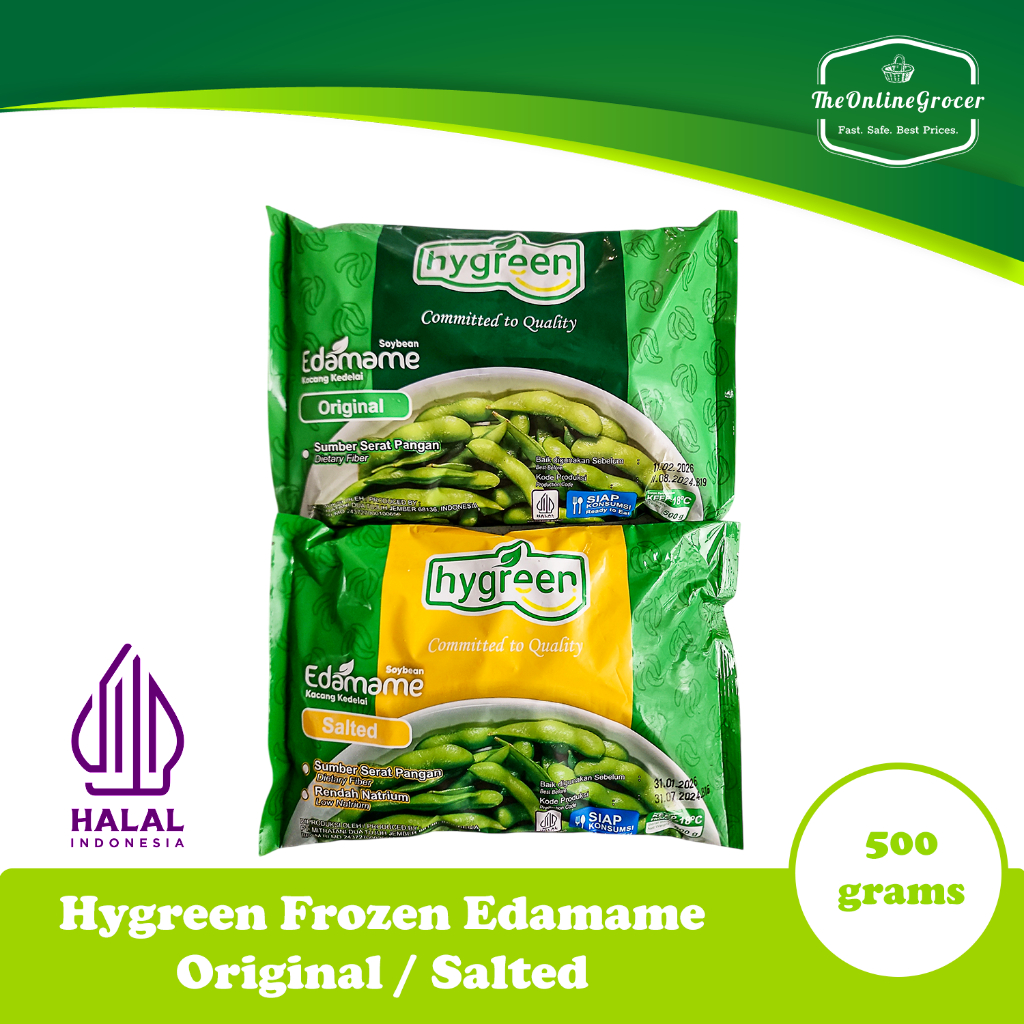 Jual Hygreen Frozen Edamame 500gr - Edamame Beku Mitratani Kualitas ...