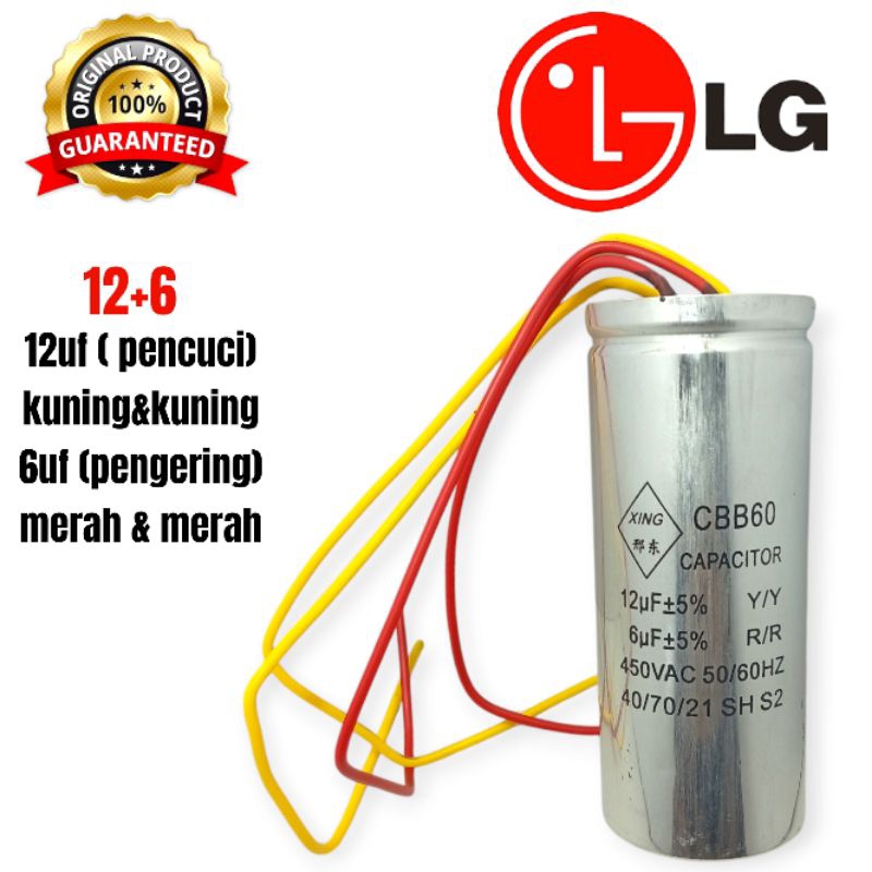 Jual ORIGINAL kapasitor mesin cuci LG 2 tabung | Shopee Indonesia