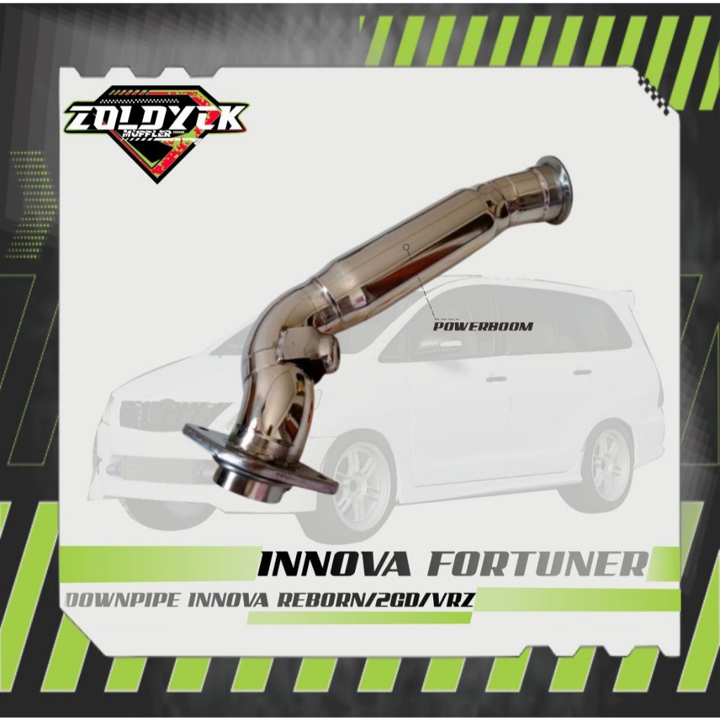 Jual DOWNPIPE RACING MOBIL INNOVA REBORN DIESEL - FORTUNER VRZ PNP high ...
