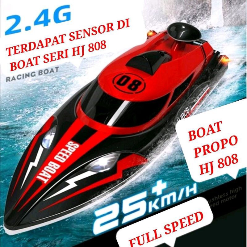Jual RC SPEED BOAT PROPO HJ 812 HJ 808 PLATINUM SERIES UPGRADE ANTI AIR ...