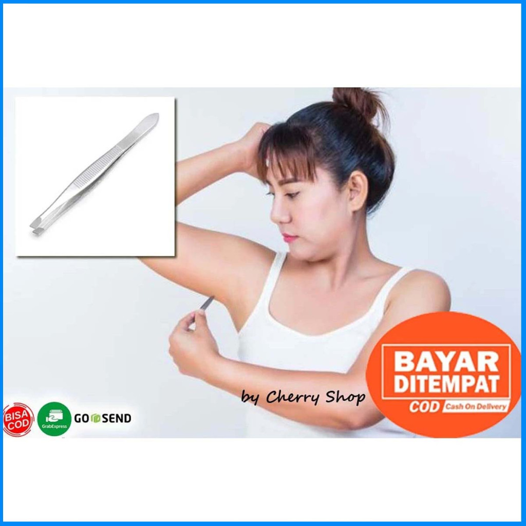 Jual Pinset Stainless Cabut bulu / Alat Pencabut Rambut / Pinset Alis ...