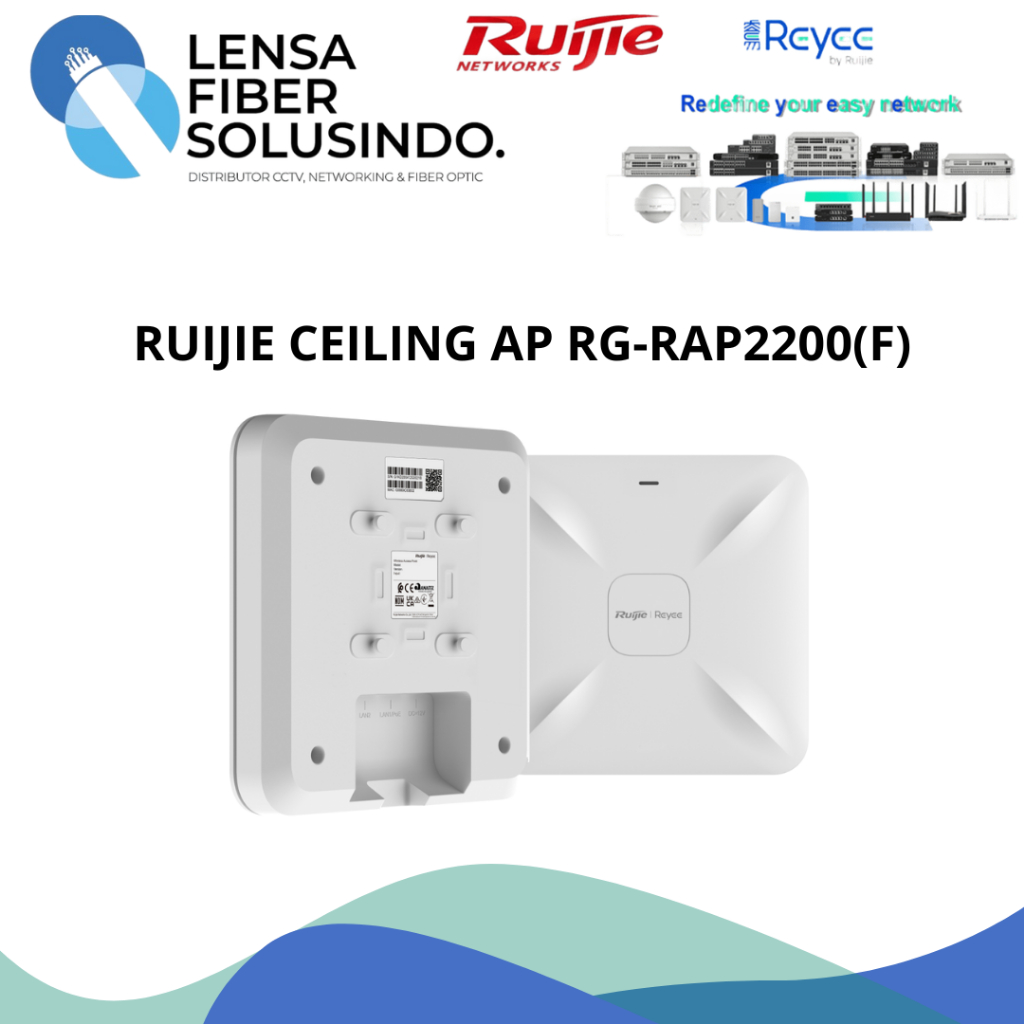 Jual Ruijie Ceiling AP RG-RAP2200(F) | Shopee Indonesia