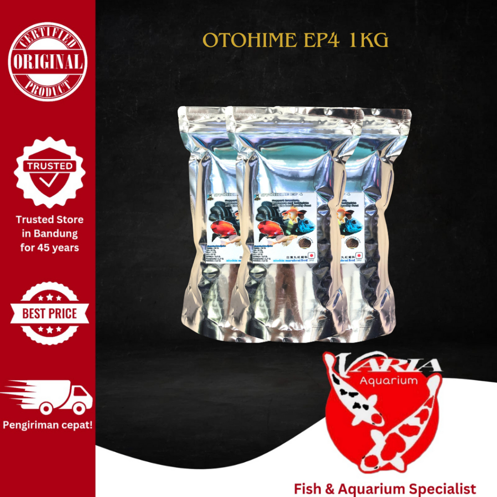 Jual Otohime Ep4 1kg Pakan Ikan Otohime EP4 Pakan Pelet Ikan Hias Aquarium Otohime EP4 1kg ...