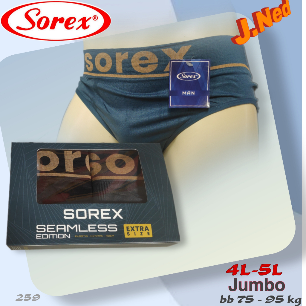 Jual J259 Sorex Celana Dalam Pria Jumbo, Celana Dalam Cowok Jumbo Sorex All Size (Bb 70-95 Kg ...