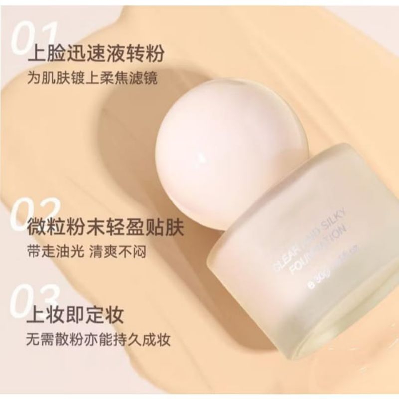 Jual 3313 Foundation Cair Matte Poreless Liquid Foundation Full ...