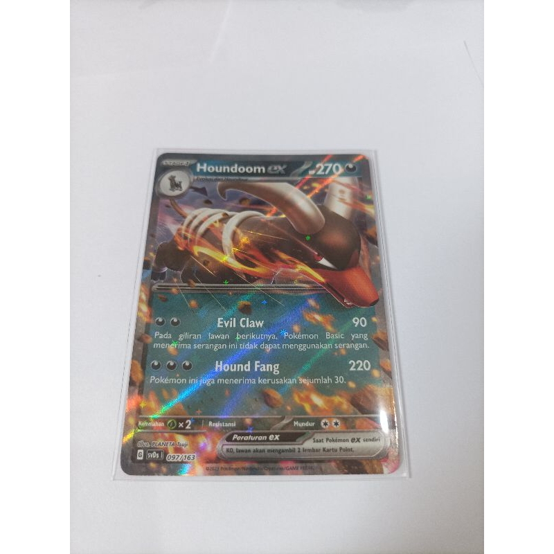 Jual Houndoom ex 097/163 - Pokemon TCG Indonesia | Shopee Indonesia