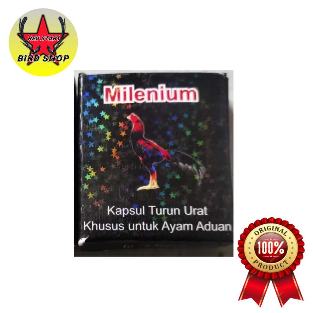 Jual MILENIUM HOLOGRAM OBAT TURUN URAT AYAM ORIGINAL 5 KAPSUL | Shopee ...