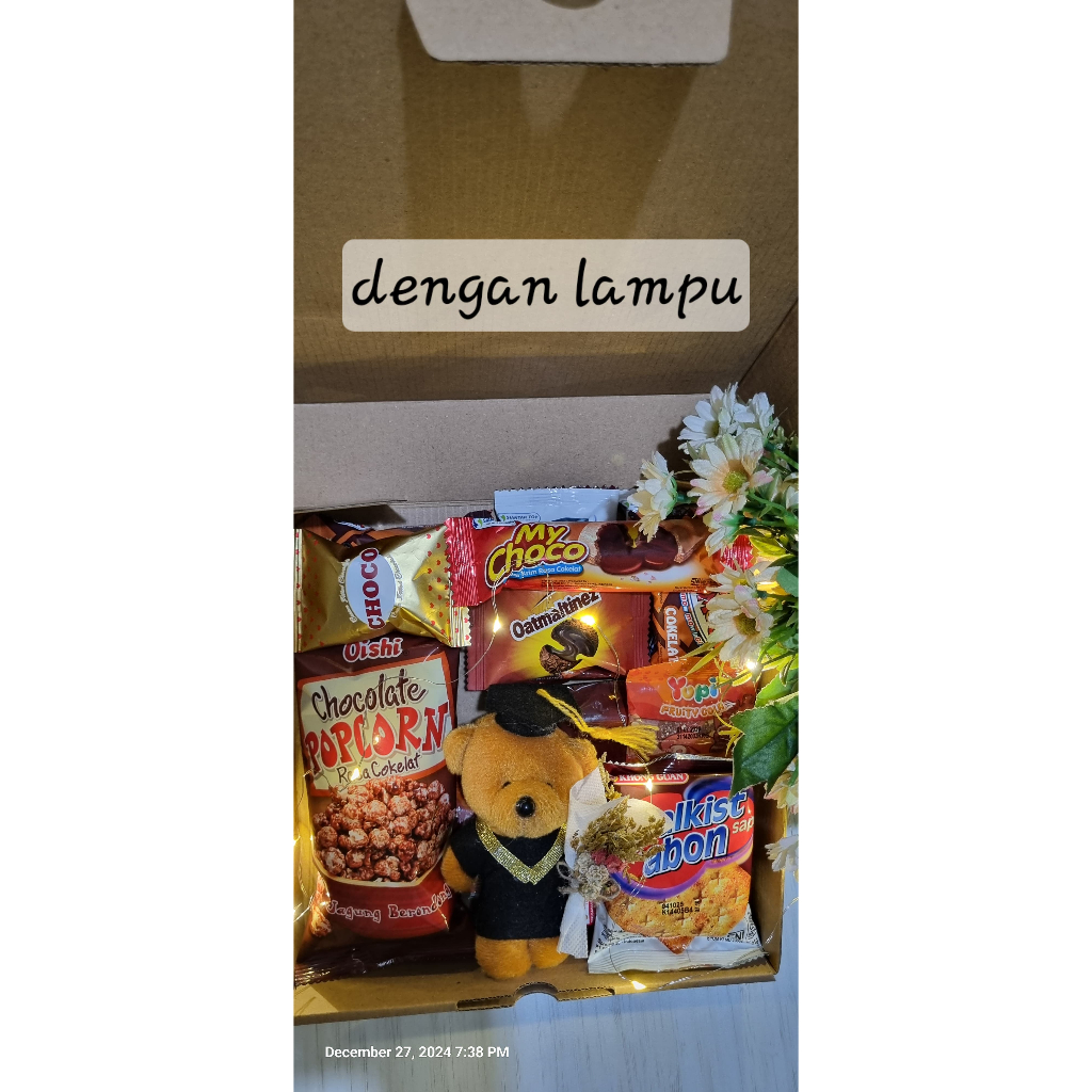 Jual Paket Brown Hampers Snack Box Wisuda Paket Hampers Graduation ...