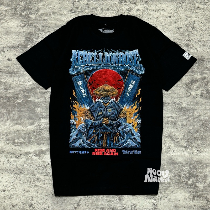 Jual Rebellion Rose - Rise Ronin Japan Tour 2024 Tshirt - Black ...