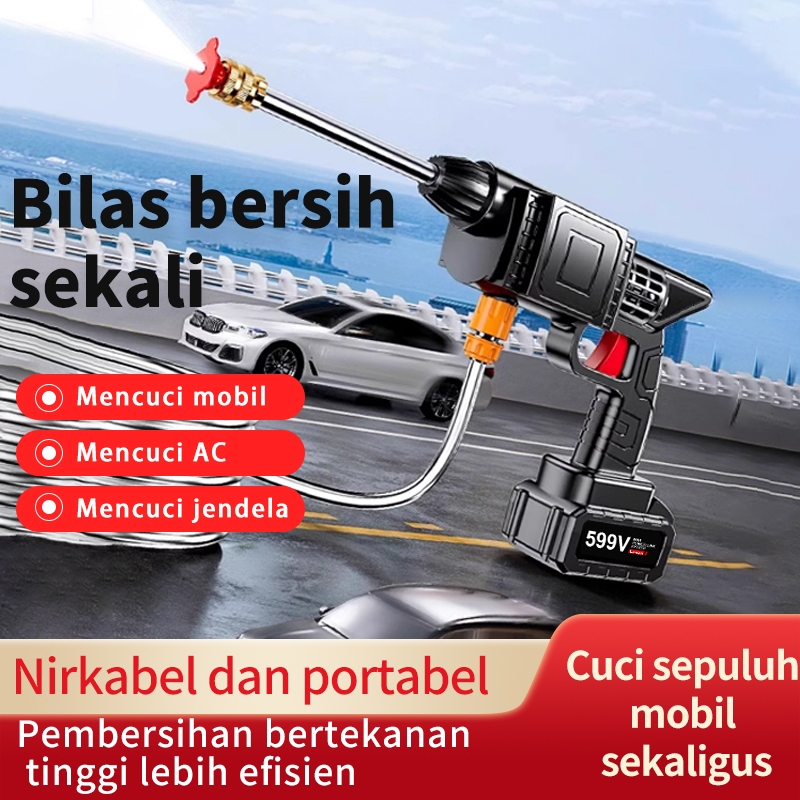 Jual jaduoao alat Mesincuci mobil Jet Cleaner Tekanan 599V 120Bar Mesin ...