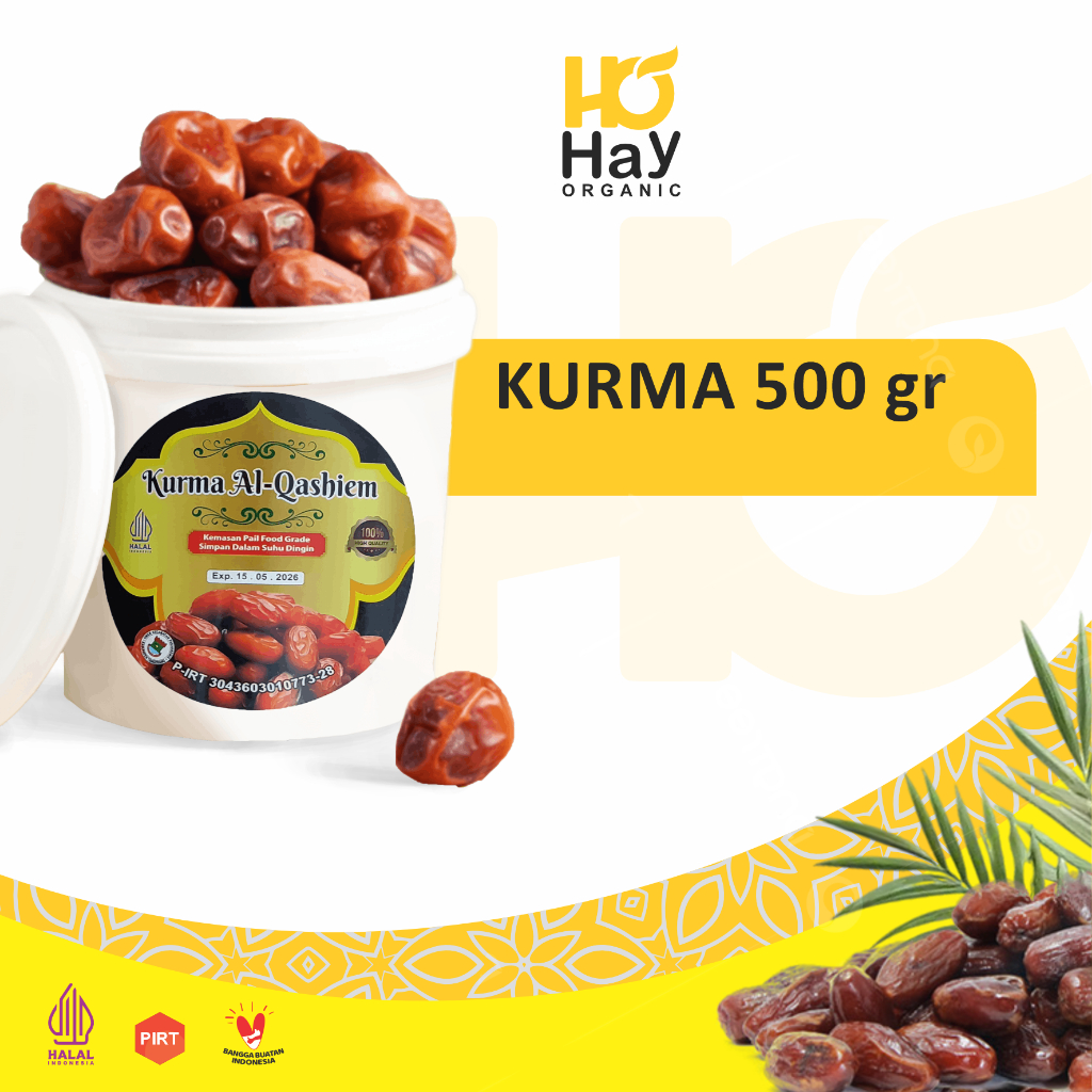 Jual Kurma Sayer Al Qashiem - Kurma Ember 500 gram - Kurma Muda / Kurma ...