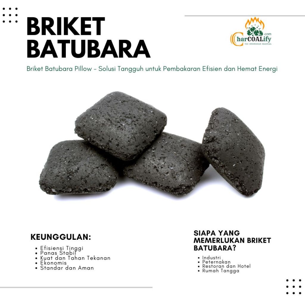 Jual Briket Batubara Efisensi Tinggi dan Pemakahan Hemat Energi ...