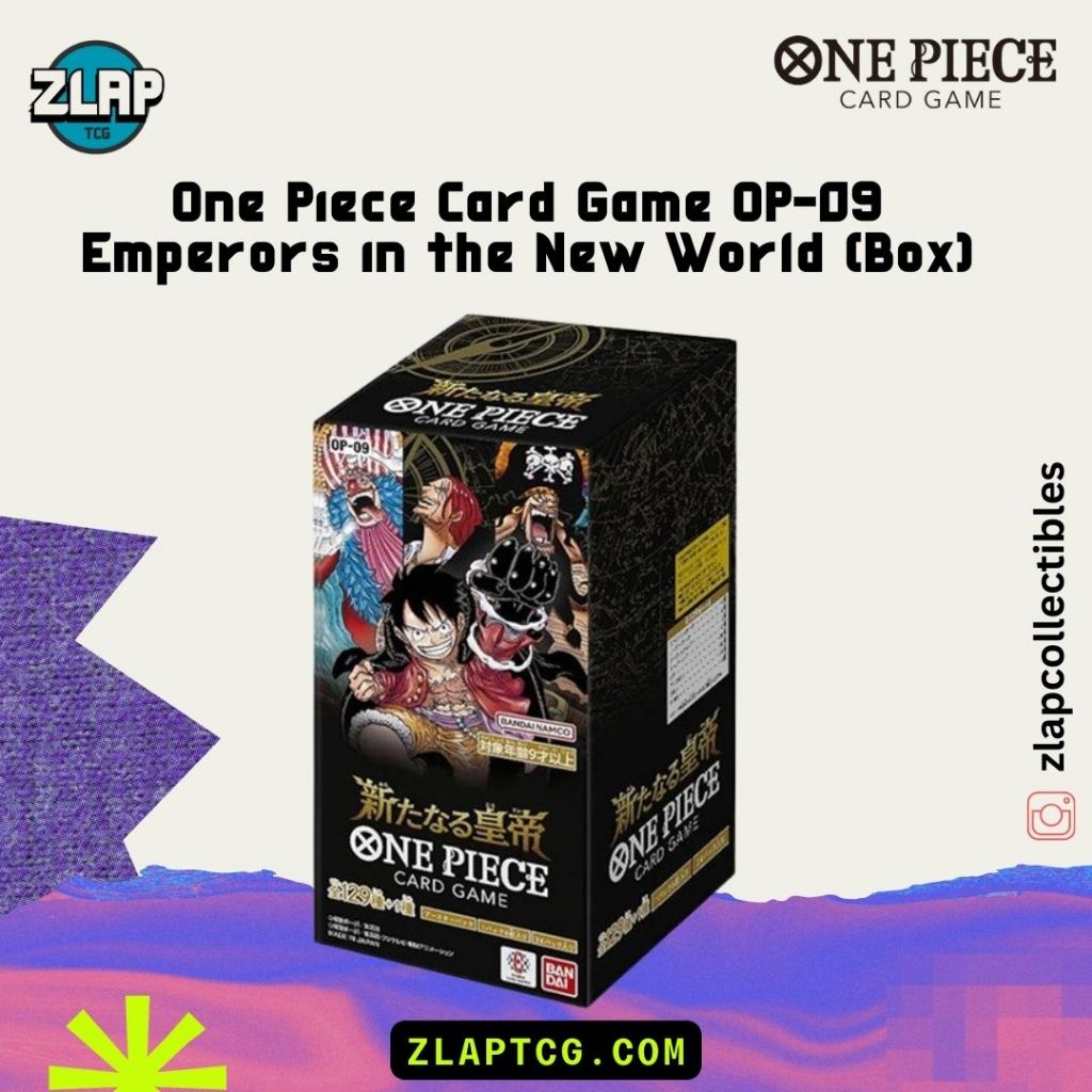 Jual One Piece Card Game OP-09 Emperors in the New World Booster Box | Shopee Indonesia