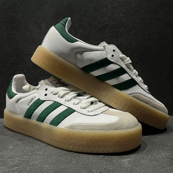 Jual SAMBA WHITE COLLEGIATE GREEN GUM | Shopee Indonesia