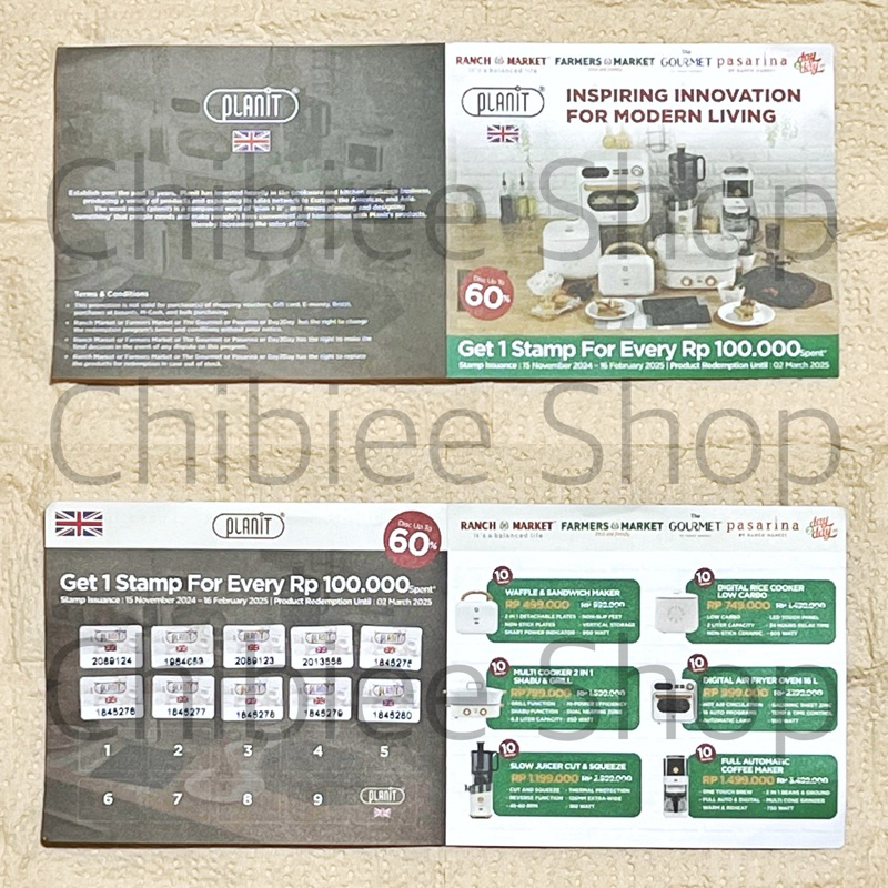 Jual Stamp Farmers Market / Ranch Market / The Gourmet 10 Stamp ...