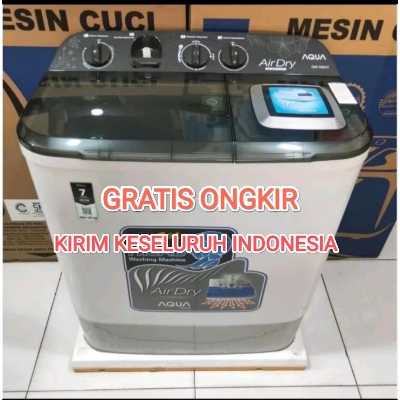 Jual Mesin Cuci 2 Tabung AQUA TERBARU QW-9030 HT/QW 9031 HT 9KG FRESH ...