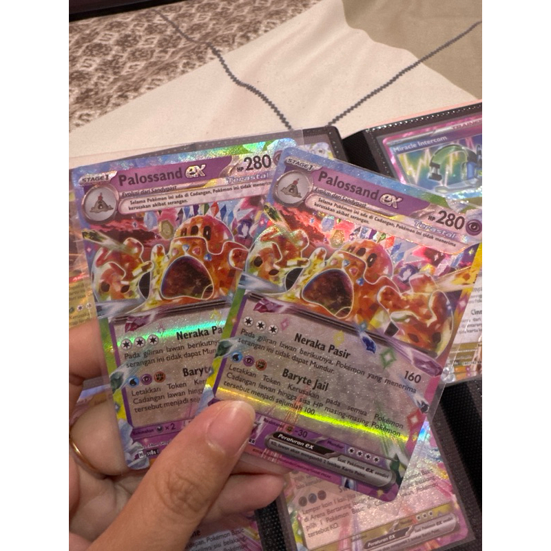 Jual Palossand EX RR - Pokemon Booster Pack Kilat Rasi | Shopee Indonesia