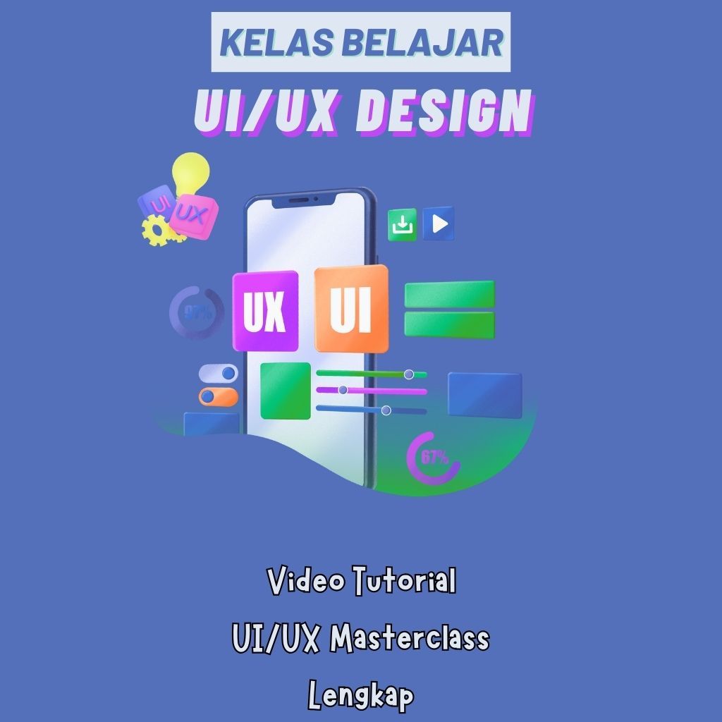 Jual Video Tutorial Lengkap UI/UX Design Mastery - Kelas Design Better with UI/UX Mastery ...