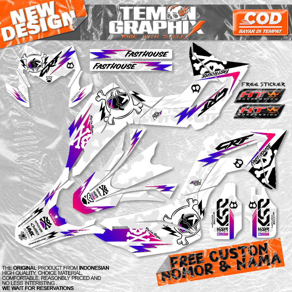 Jual Decal Honda Crf 150 L Supermoto Surex Stiker Crf Hologram Premium ...