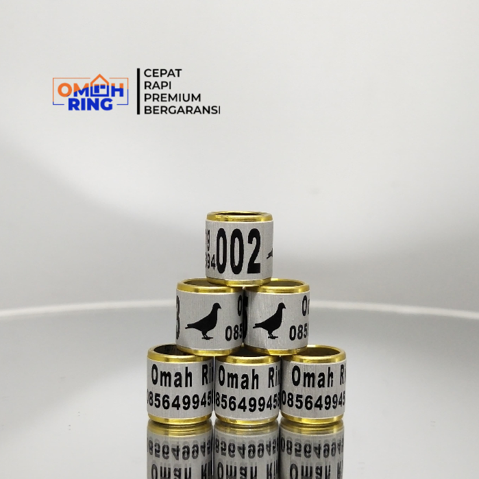 Jual Omah Ring | Ring Burung Merpati | NEW MK BLOK FULL | Tinggi 1 CM ...