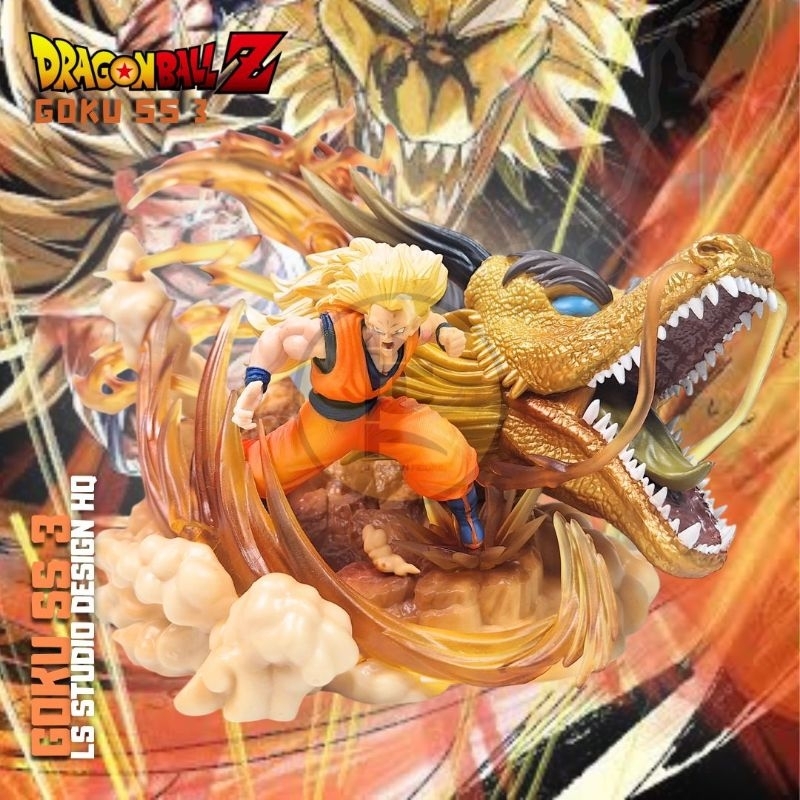 Jual Action Figure Goku SS3 Statue Dragonball DBZ Dragon Last Sleep ...