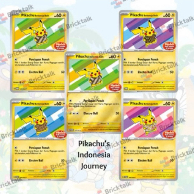 Jual Pokemon Card Kartu Game Pikachu Batik | Shopee Indonesia