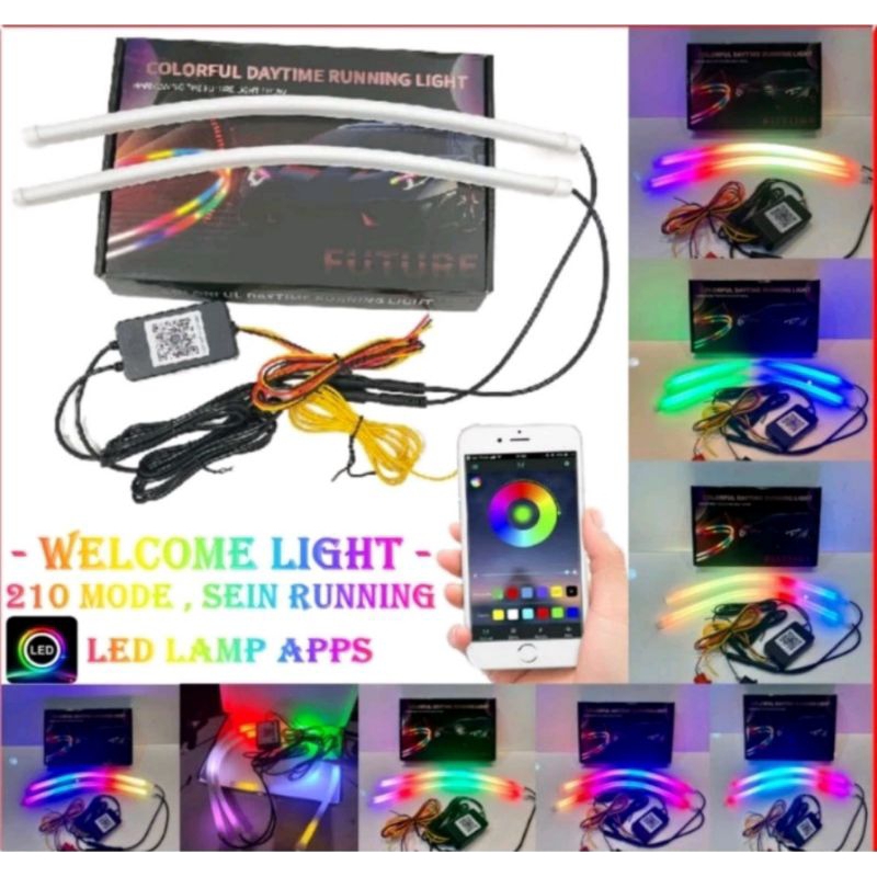 Jual Lampu Led Alis RGB MATRIX Flexibel WRGB APP Welcome Led + RGB ...