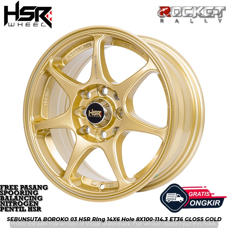 Jual Velg Jari Jari Ring 14 HSR SEBUNSUTA Bisa untuk mobil Avanza Xenia Sigra Ayla Kijang LGX ...