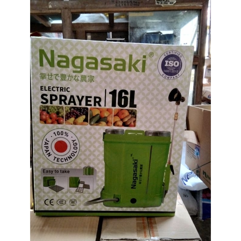 Jual tanki semprot sprayer elektrik nagasaki 16ltr | Shopee Indonesia