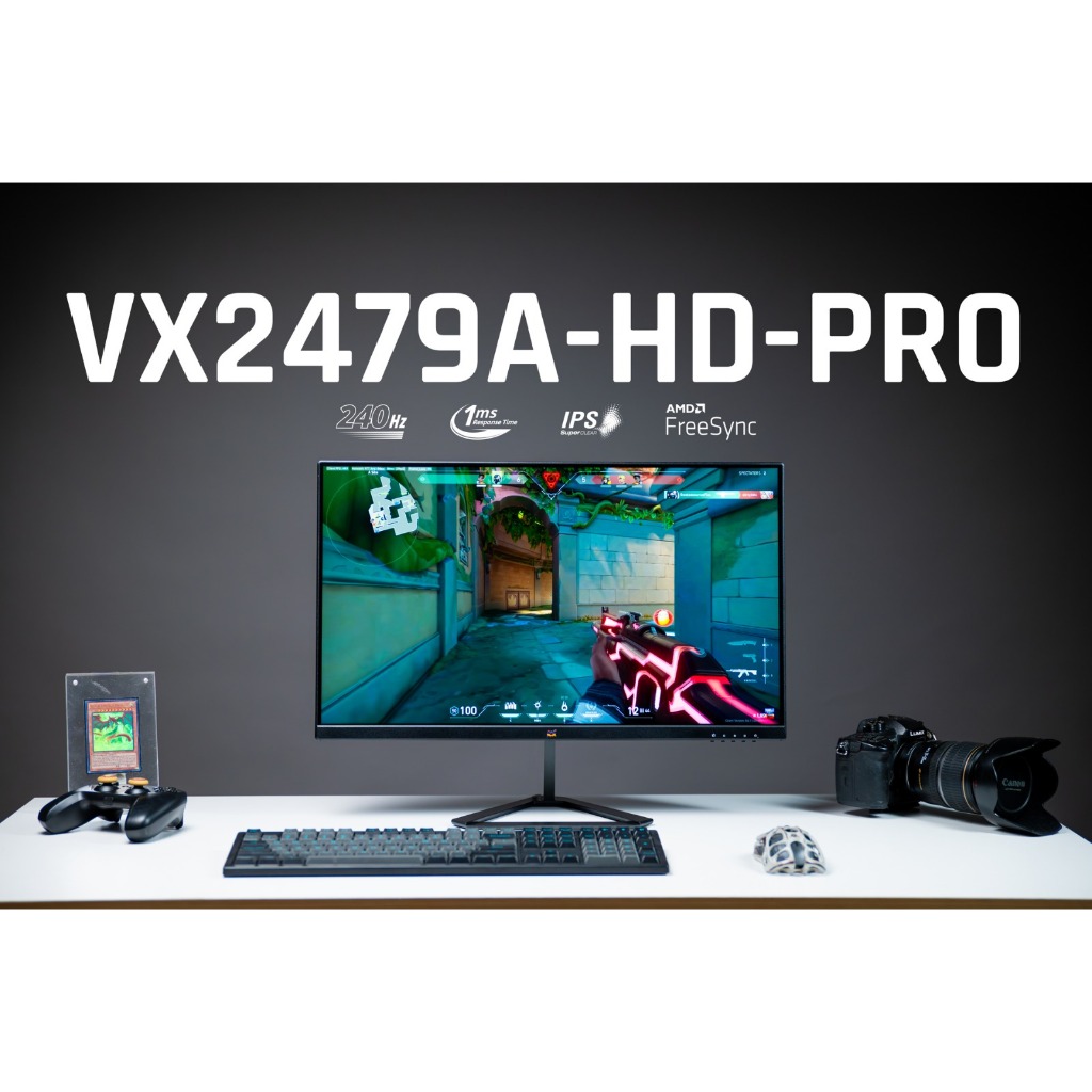 Jual Monitor LED ViewSonic VX2479A-HD-Pro (24"/FHD/IPS/240Hz/1ms/2xHDMI ...