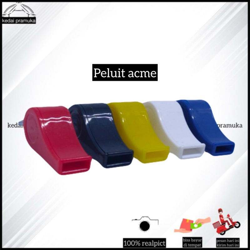 Jual Peluit pluit Pramuka Acme Satpam Aneka Warna Hijau Merah Kuning Sd ...
