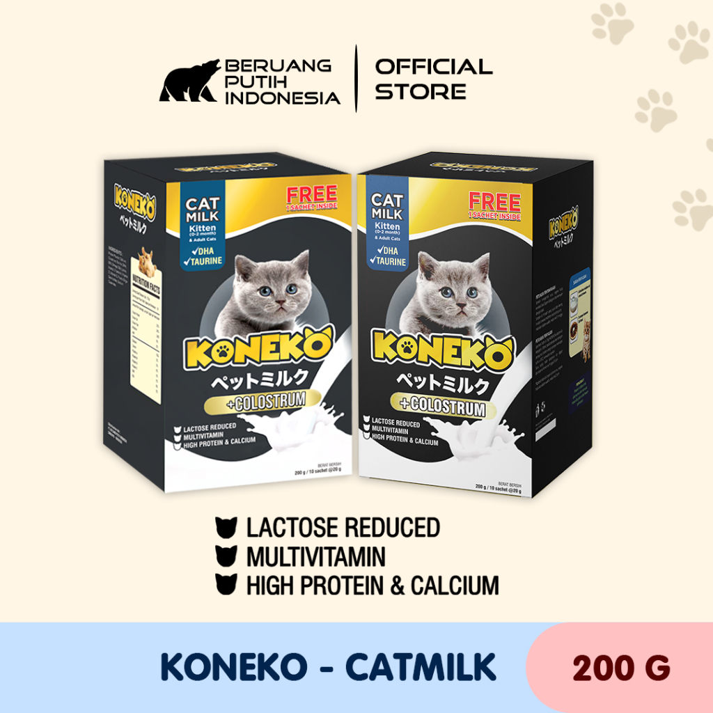 Jual KONEKO Cat Milk/ Susu Kucing 1 Box isi 11 Sachet | Shopee Indonesia