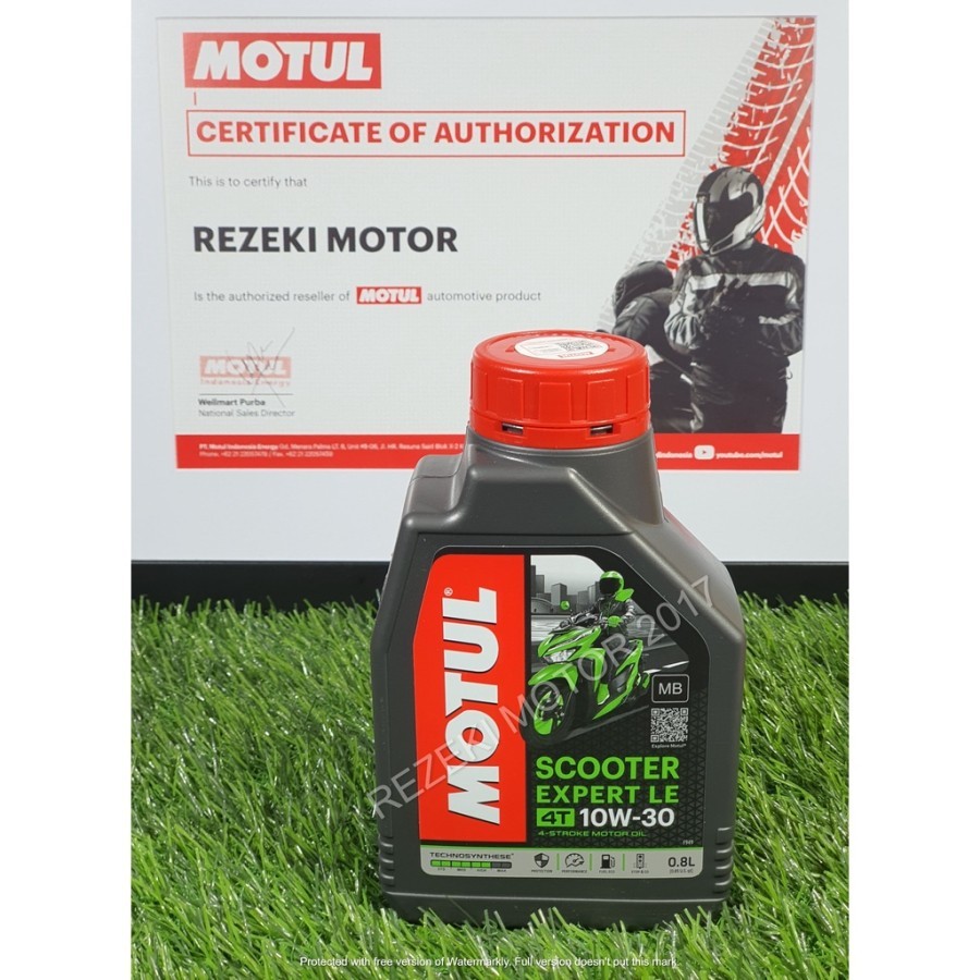 Jual OLI MESIN MOTUL MATIC BIRU 0,8 800ML ATAU 1 LITER BIRU ASLI ...