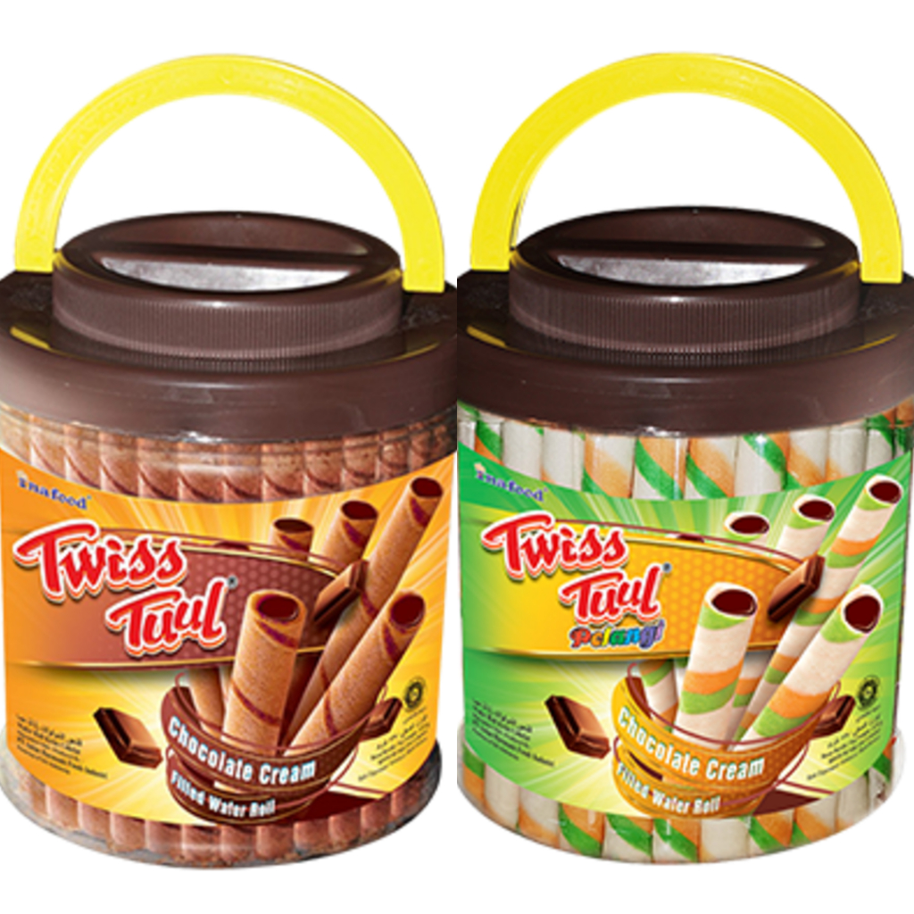 Jual WAFER ROLL TWISS TUUL INAFOOD RASA CHOCOLATE & PELANGI 475 GRAM - Astor Rasa Coklat Pelangi ...