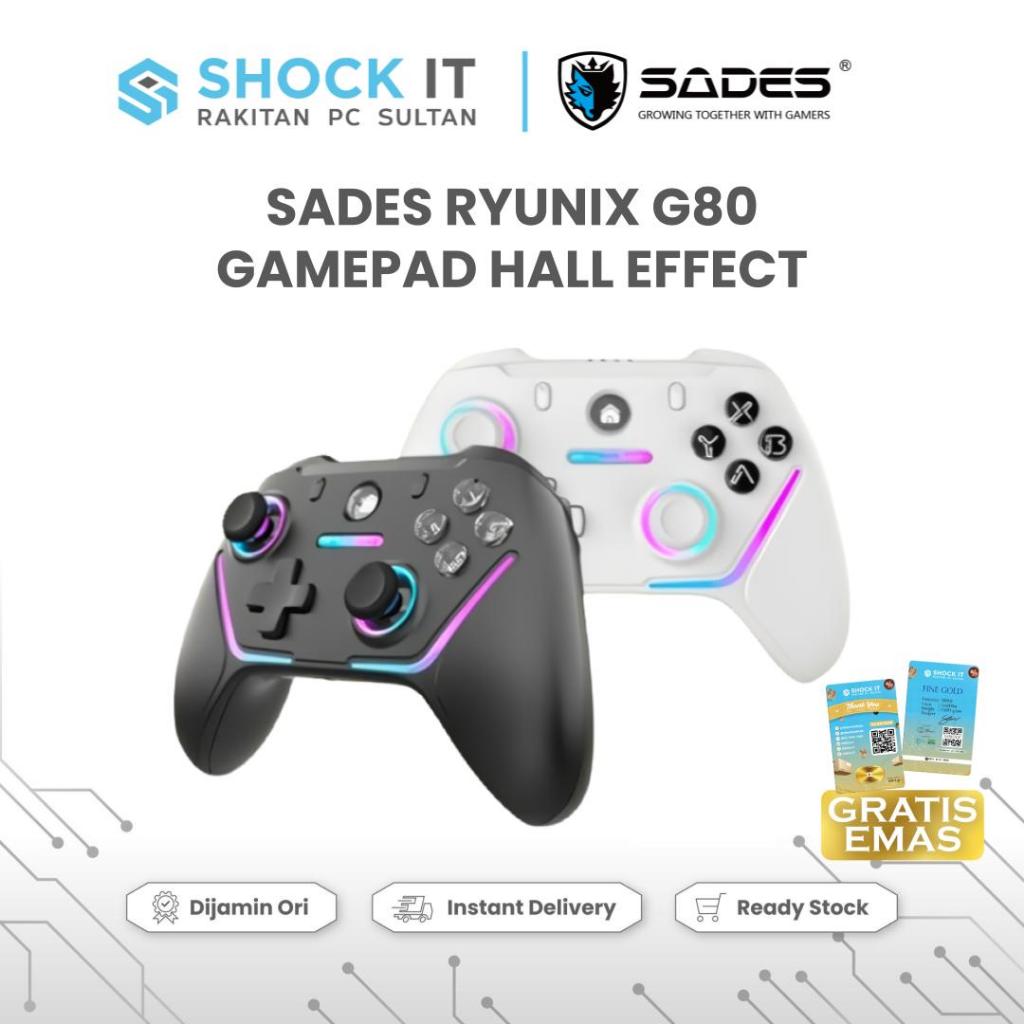 Jual Sades Ryunix G80 Gamepad Hall Effect Dual Mode Gaming Controller | Shopee Indonesia
