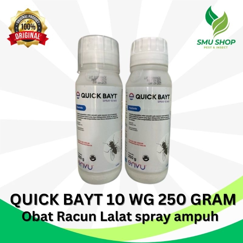 Jual QUICK BAYT 10 WG 250 GRAM RACUN LALAT OBAT PEMBASMI LALAT SERBUK ...