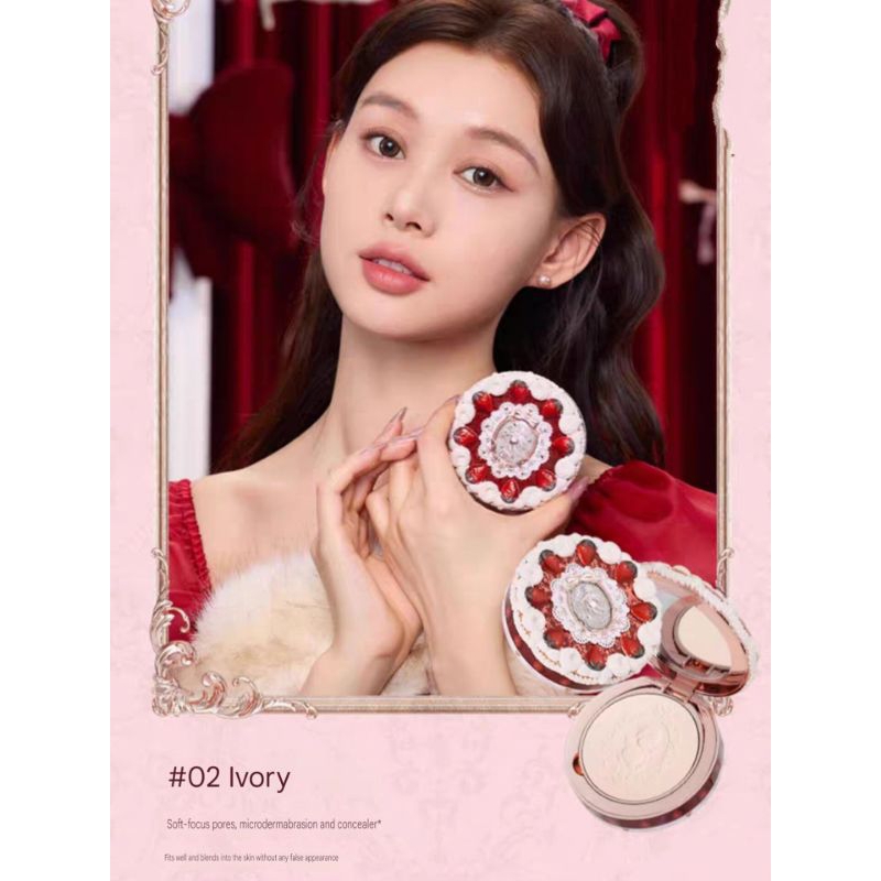 Jual QSB [READY] Flower Knows Strawberry Cupid Pressed Powder | Setting ...