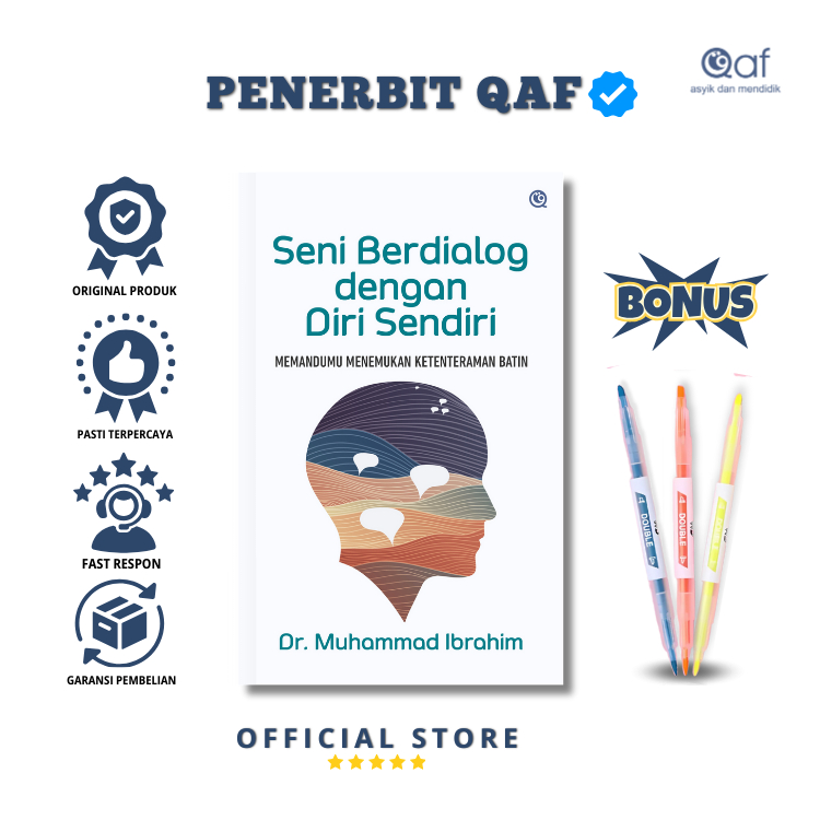 Jual Penerbit Qaf -Buku Seni Berdialog dengan Diri Sendiri [Karya Dr. Muhammad Ibrahim] [Bonus ...